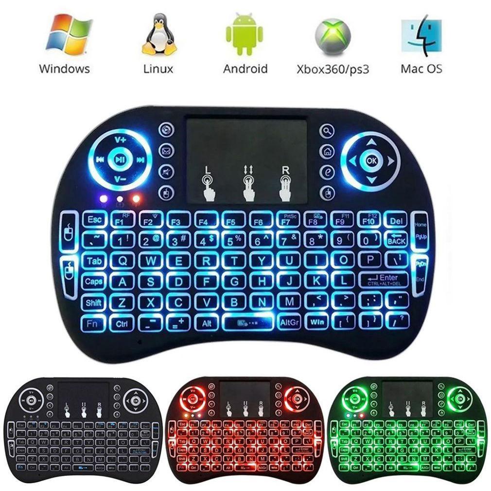 LED Pocket Size Wireless Keyboard + Touchpad - thriftyelegantshop